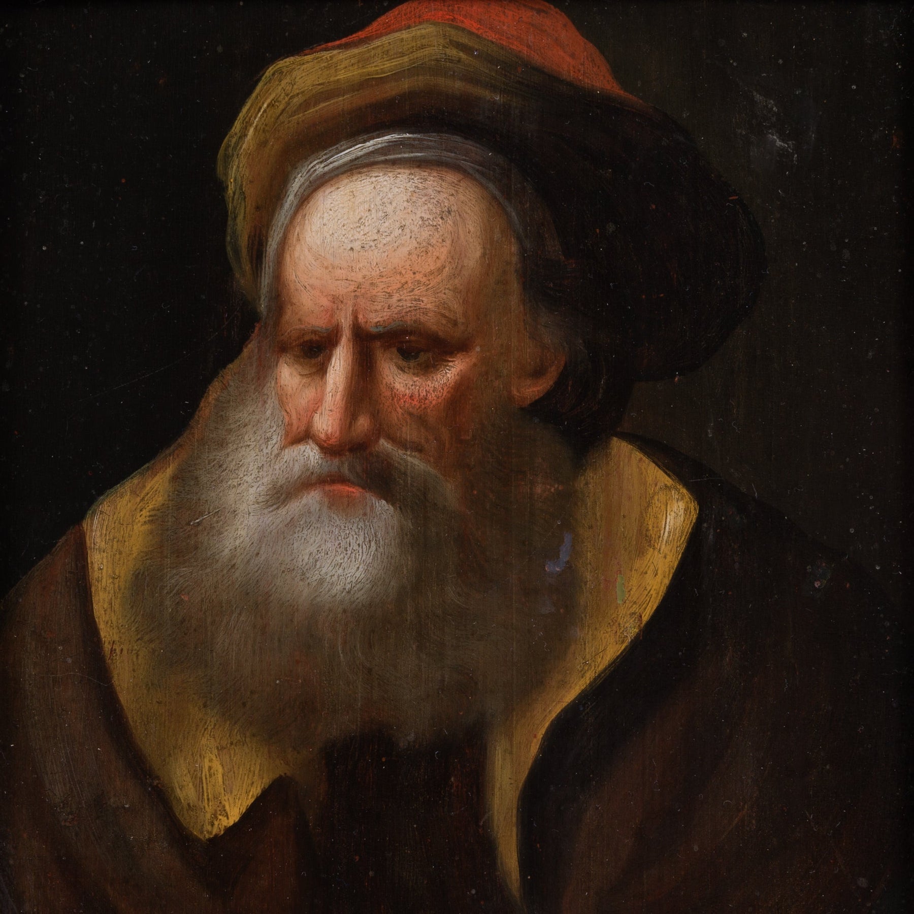 Circle of Christian Wilhelm Ernst Dietrich - Portrait of an Old Bearde ...