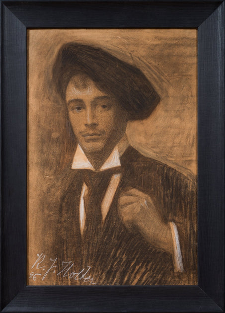 Karl Johan Holter - Young Man with Beret, 1896 – CLASSICARTWORKS
